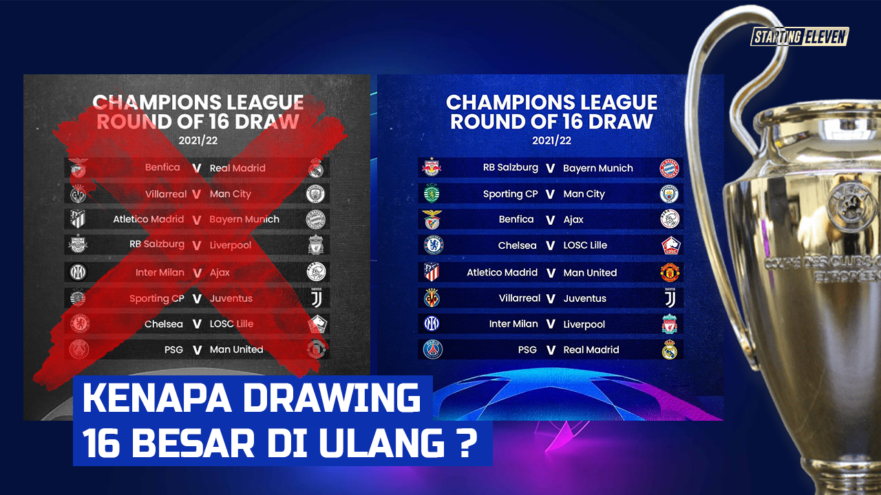 Mengapa Drawing 16 Besar UCL Diulang?